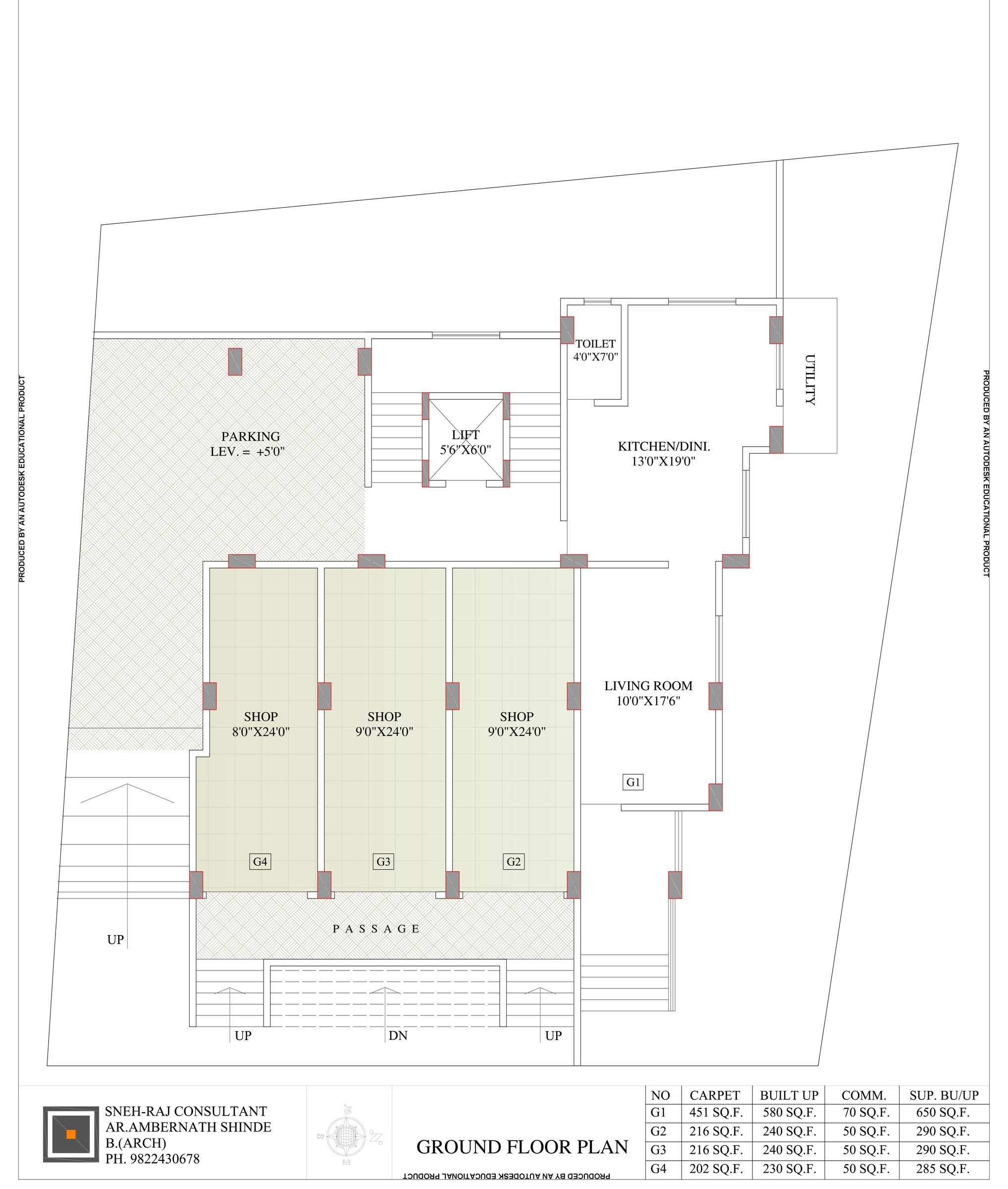 Presentation - Views - Floor Plans | Project in Sangli Miraj Road Area ...