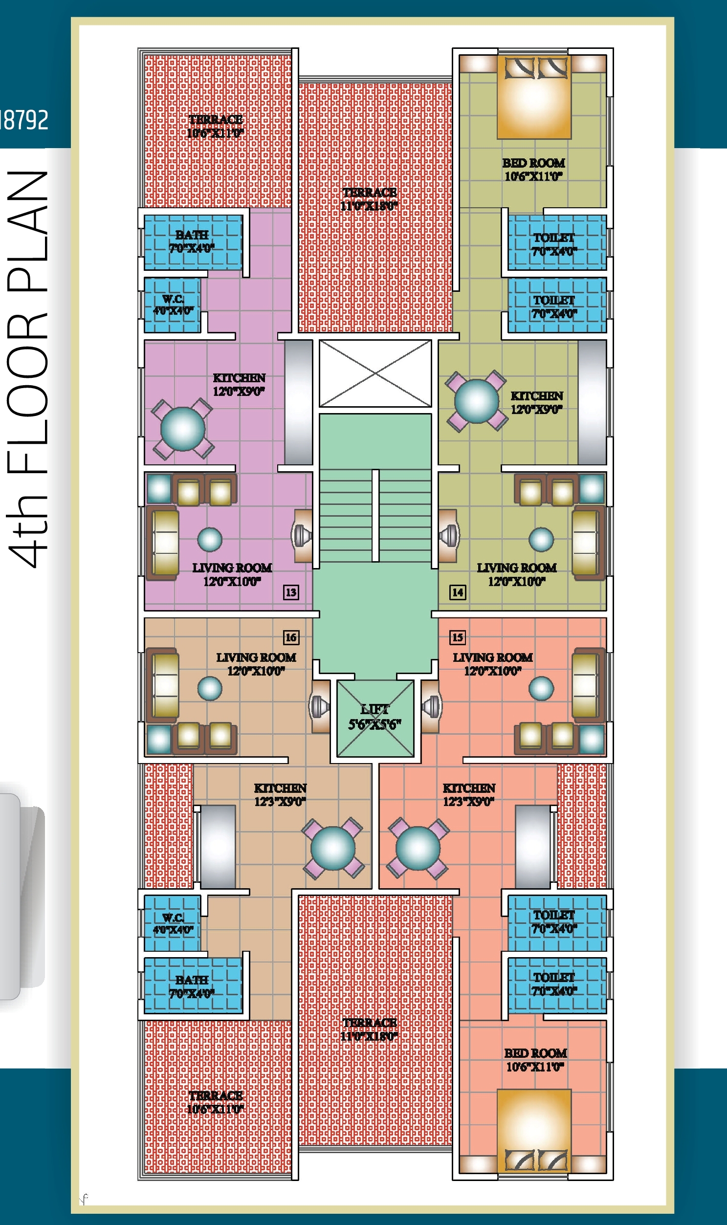 Presentation - Views - Floor Plans | Project in Timber Area Area Sangli