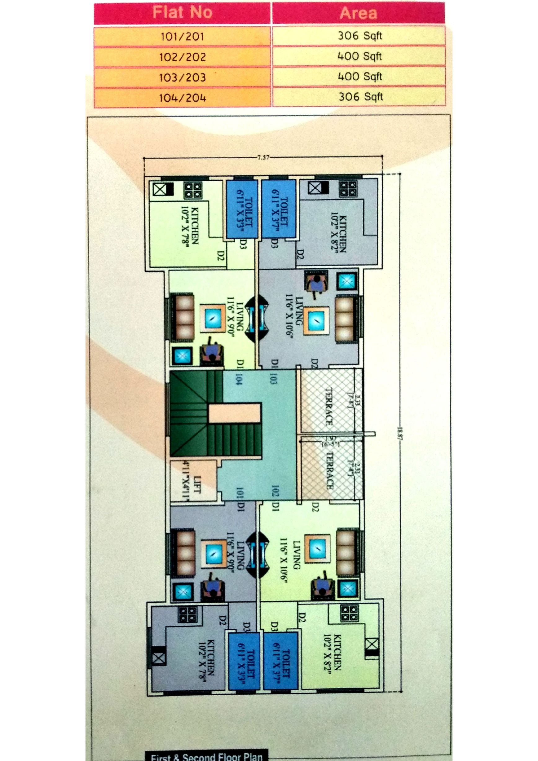Presentation - Views - Floor Plans | Project in Vijay Nagar Area Sangli